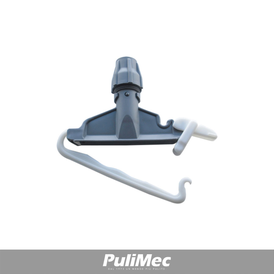 PINZA IN PLASTICA GIGANTE PER MOP GRIGIA C/CLIP FERMAMANICO (CONF.DA 50 ...